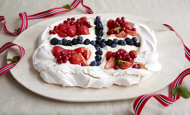 17. mai-brownies - Saftig 17. mai kake - TORO Baketips